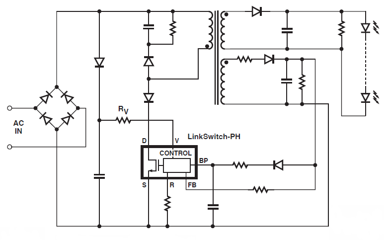 LinkSwitch™-PH LED Driver ICs - Power Integrations | Mouser