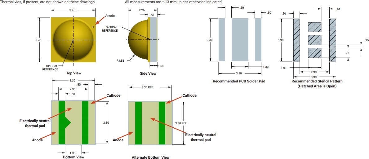 XLamp® XP-E Color LEDs - Cree LED | Mouser