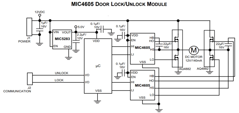 MIC4605 85V Half-Bridge MOSFET Drivers - Microchip Technology | Mouser