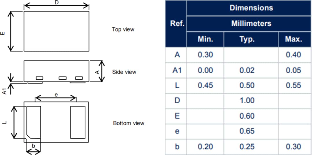 ESDAVLC8-1BT2Y Bidirectional Single-Line TVS Diode - STMicro | Mouser