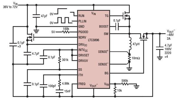 LTC389x Synchronous DC/DC Controllers - ADI | Mouser