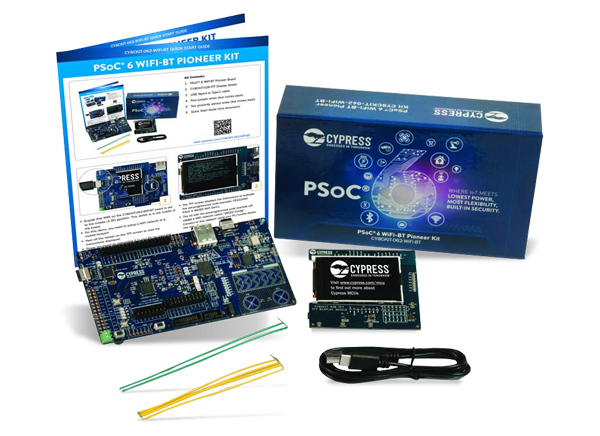 CY8CKIT-062-WiFi-BT PSoC™ 6 WiFi-BT Pioneer Kit - Infineon Technologies | Mouser