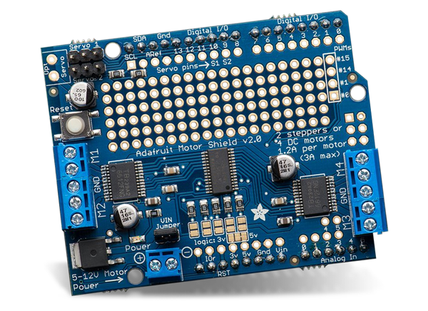 1438 Motor Shield v2 for Arduino - Adafruit | Mouser