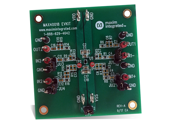 MAX40018EVKIT Evaluation Kit - Analog Devices / Maxim Integrated | Mouser