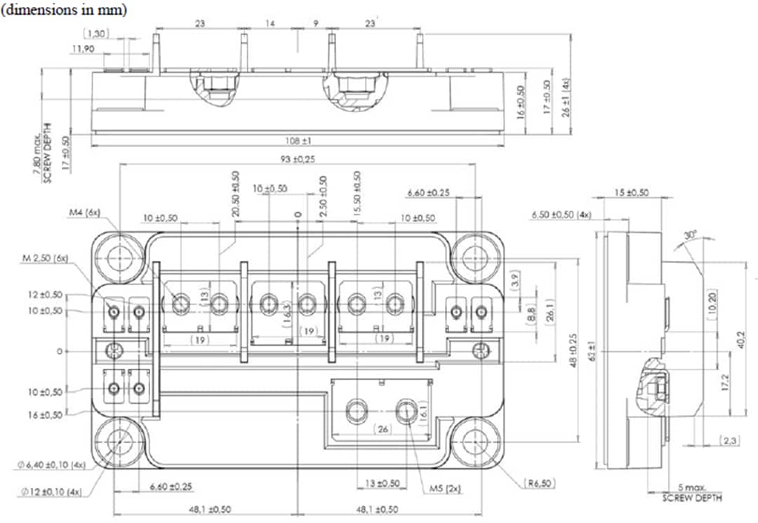 AgileSwitch Phase Leg SiC MOSFET Power Modules - Microsemi | Mouser