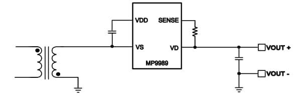 MP9989 CCM/DCM Flyback Ideal Diodes - MPS | Mouser