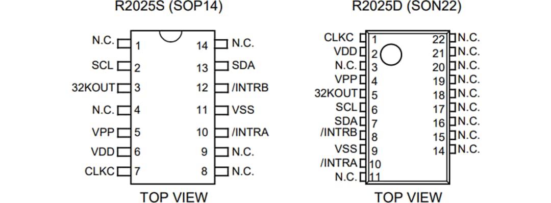 R2025 I2C-Bus Real-Time Clock Module - Nisshinbo | Mouser