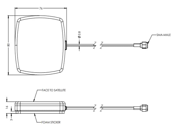 MEA-1621-AM Passive Antenna - Maxtena | Mouser