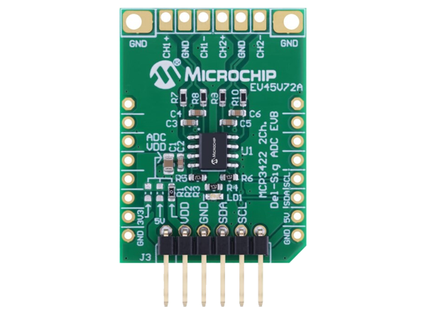 EV45V72A MCP3422 Evaluation Board - Microchip Technology | Mouser