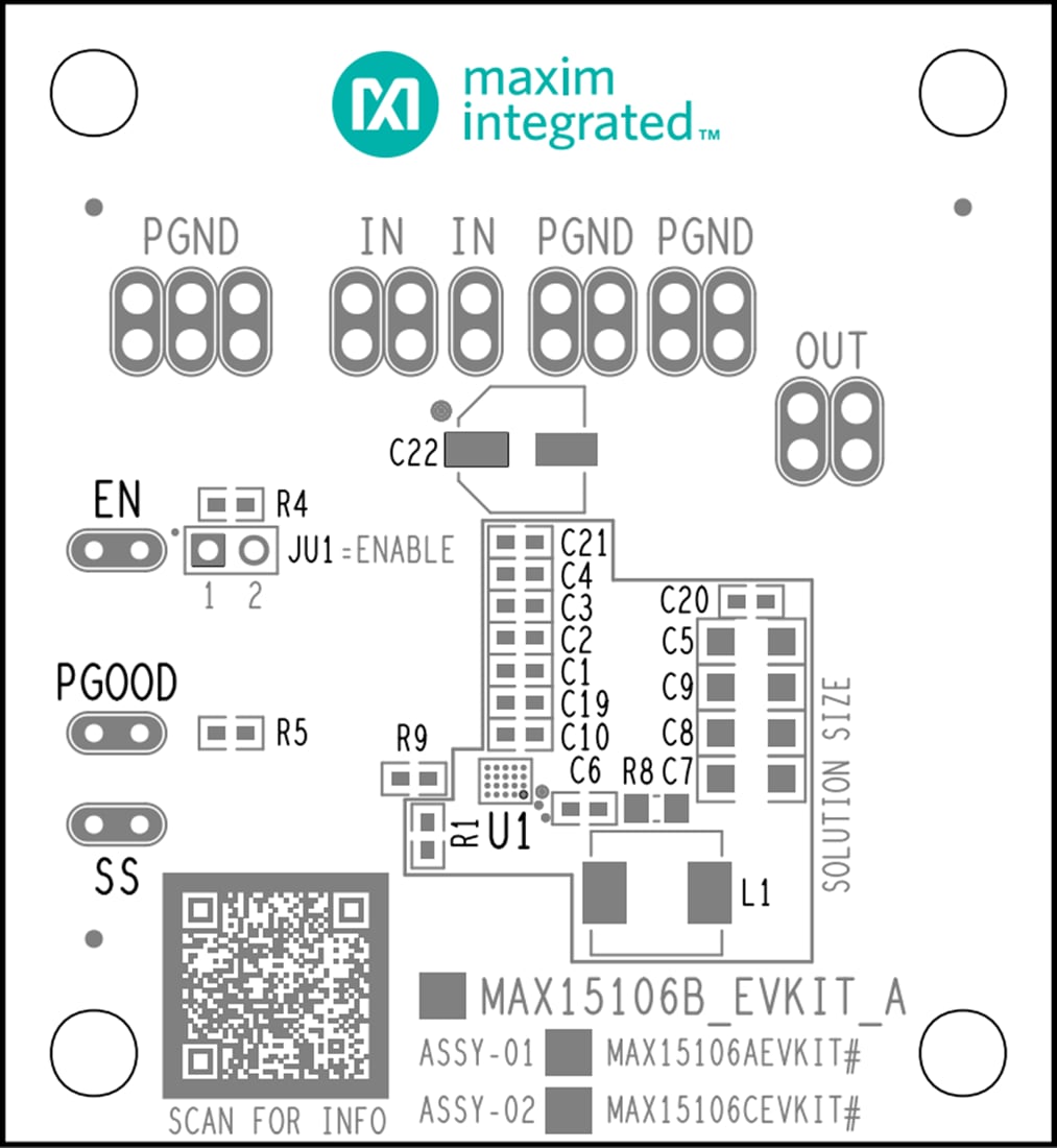 MAX15106xEVKIT Regulator Evaluation Kits - Analog Devices / Maxim Integrated | Mouser