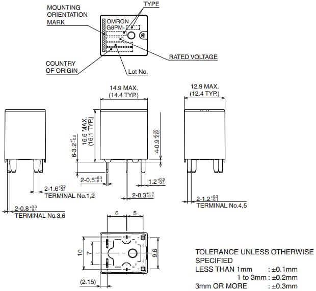 G8PM High-Power PCB Relay - Omron Electronics | Mouser