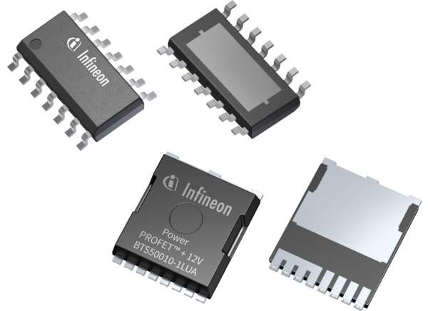 PROFET +12V Automotive Smart High-Side Switches - Infineon Technologies | Mouser