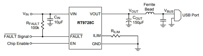 RT9728x 120mΩ, 1.3A Power Switches - Richtek | Mouser