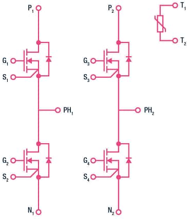 M1F80M12W2-1LA ACEPACK DMT-32 SiC Power Module - STMicro | Mouser
