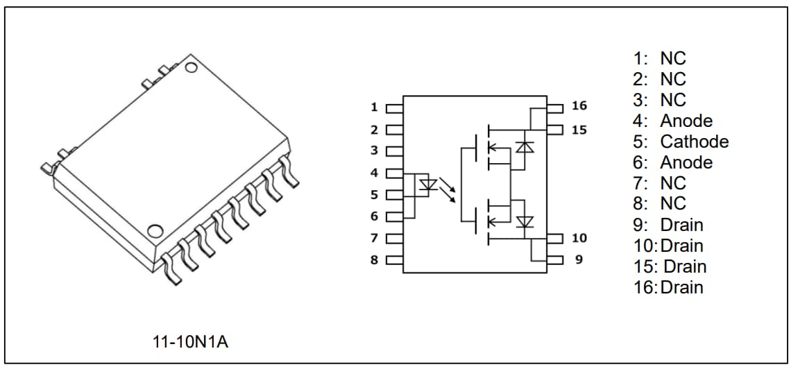 TLX9152M & TLX9150M 900V Automotive Photorelays - Toshiba | Mouser