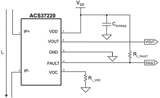 ACS37220 Low-Resistance Current Sensors - Allegro MicroSystems | Mouser