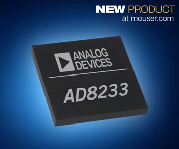Analog Devices’ AD8233 AFE for Medical Wearables Now Shipping from Mouser