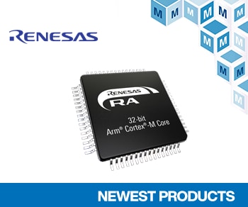 贸泽电子开售带触摸感应接口的Renesas RA2L1 MCU产品群